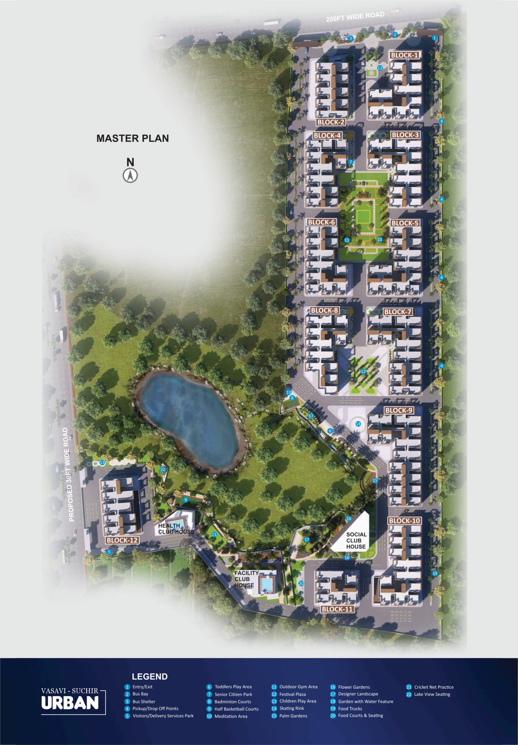 Vasavi Lake City at Hafeezpet, Hyderabad – NewHomeInfo