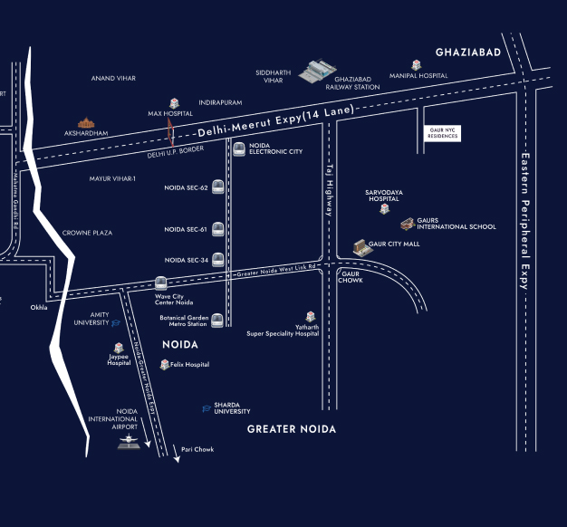 Gaur NYC Residences at Wave City, Ghaziabad – NewHomeInfo